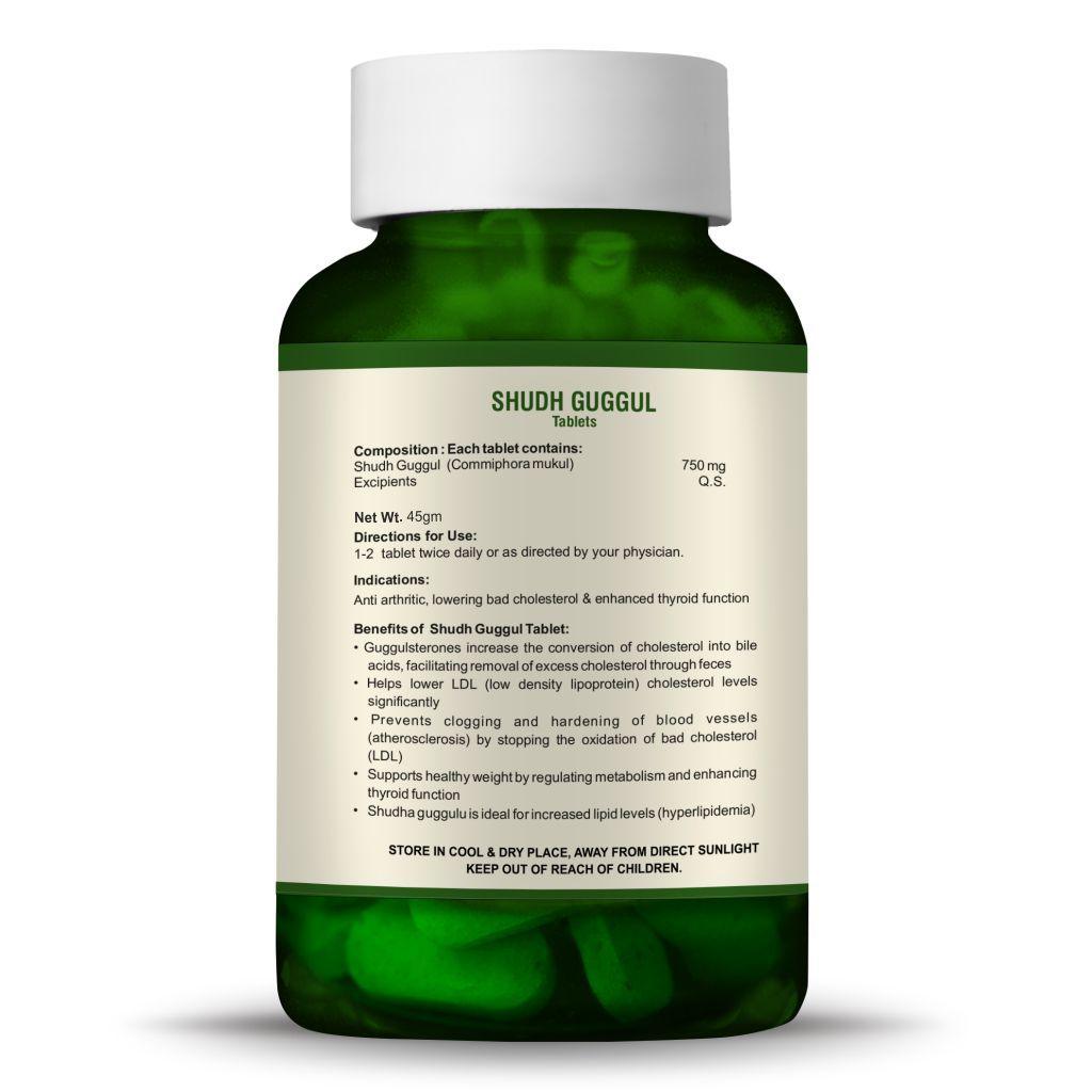 Bio Resurge Shudh Guggul Tablets For Cardiac wellness|Blood lipid, Man
